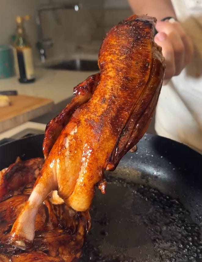 PLUM BRAISED DUCK - by Bartek Michalski