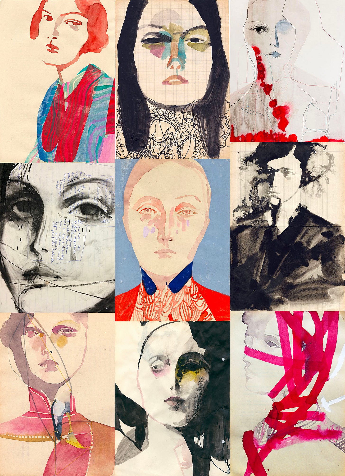 #3473 | Women drawing women. - A Treasury of Moods