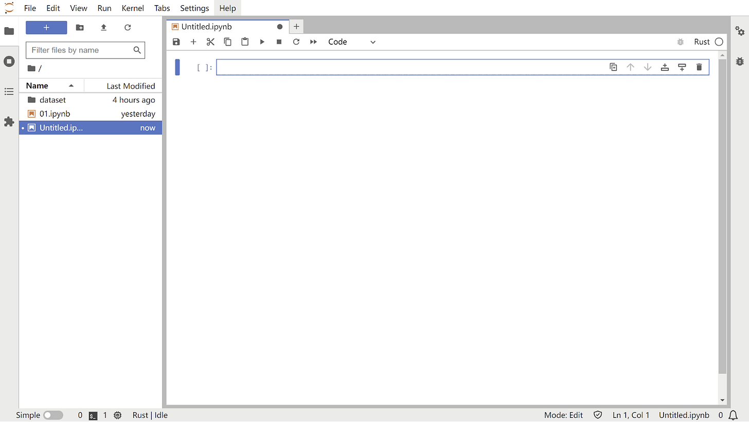 AI in Rust: 01 Use Jupyter to Learn Rust - by Mike Tang