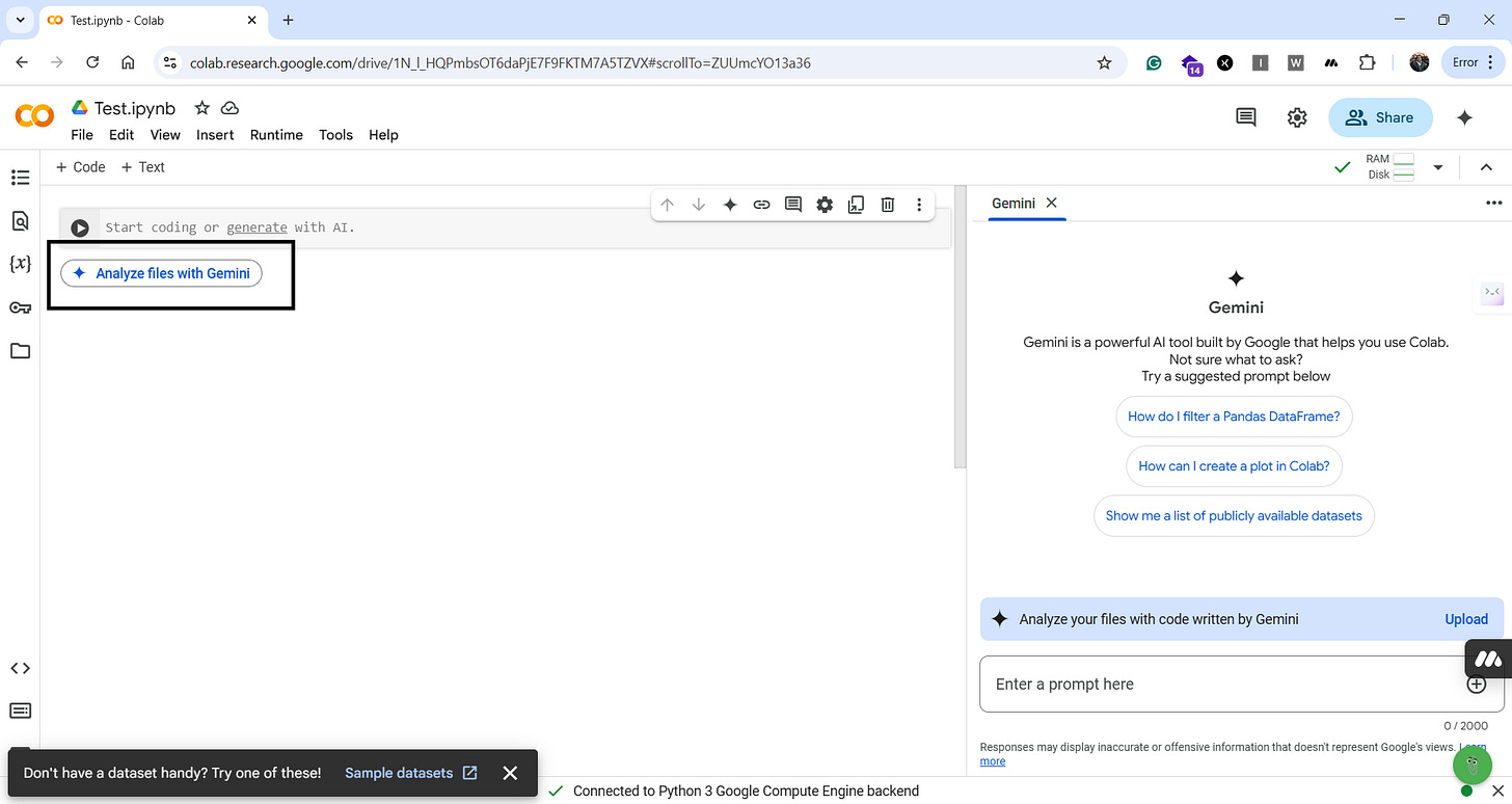 Step-by-Step Guide : Data Science Agent in Google Colab. Simply Awesome