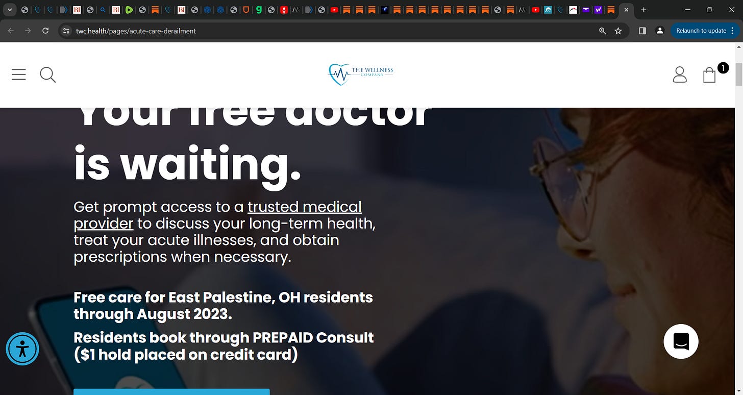 The Wellness Company (TWC) (Foster Coulson CEO) offered FREE medical care, support to all ...