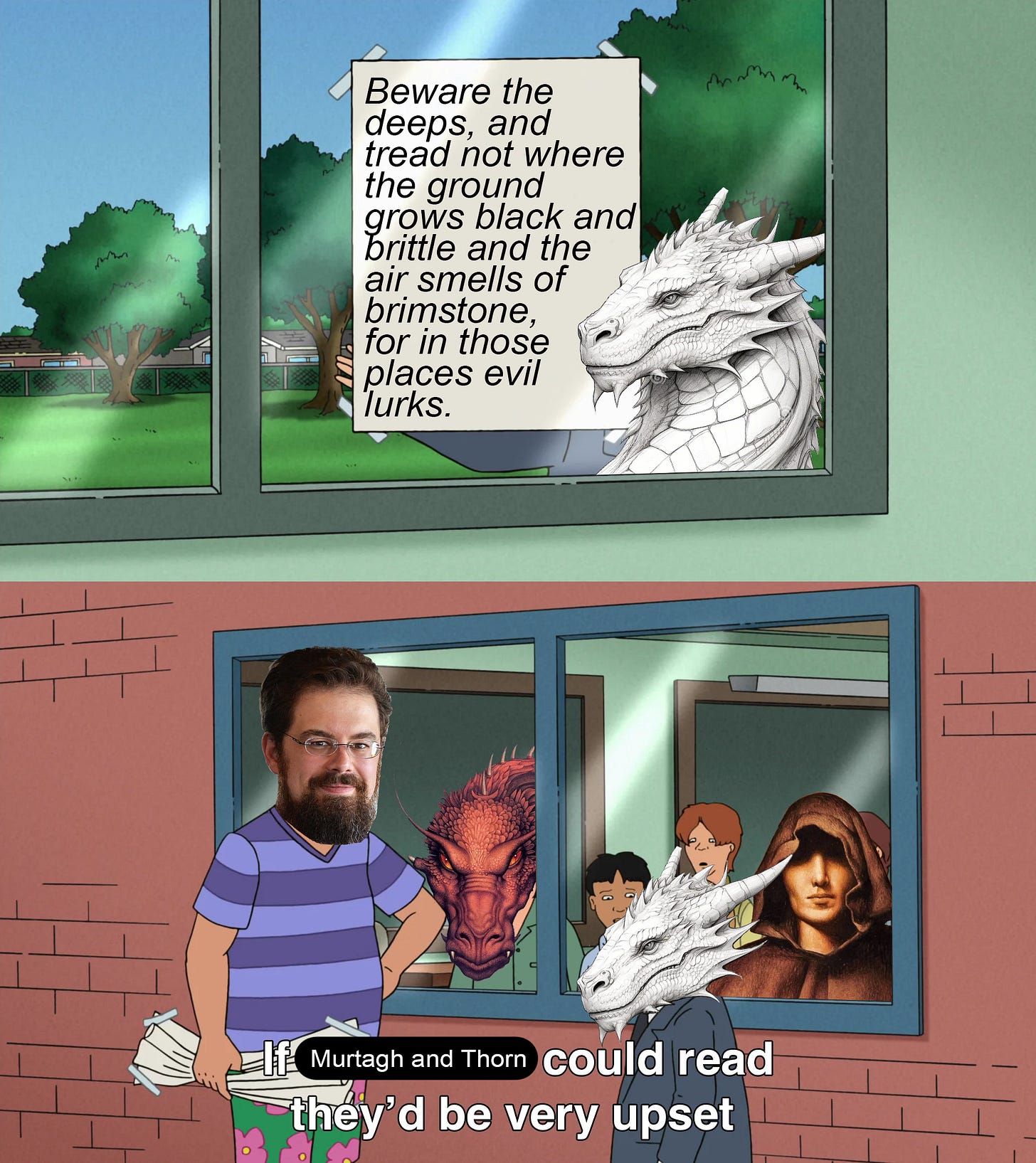 Grappling with The Inheritance Cycle via an analysis of Murtagh