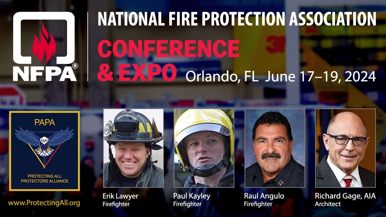The NFPA Gave us a $4,000 Gift — Doubling our WTC 7 Evidence Booth Size!