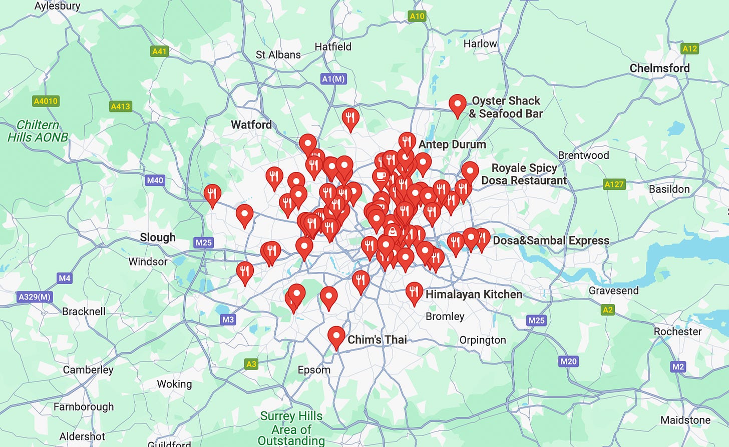 A Vittles Map: Six Months of Six of One - Vittles