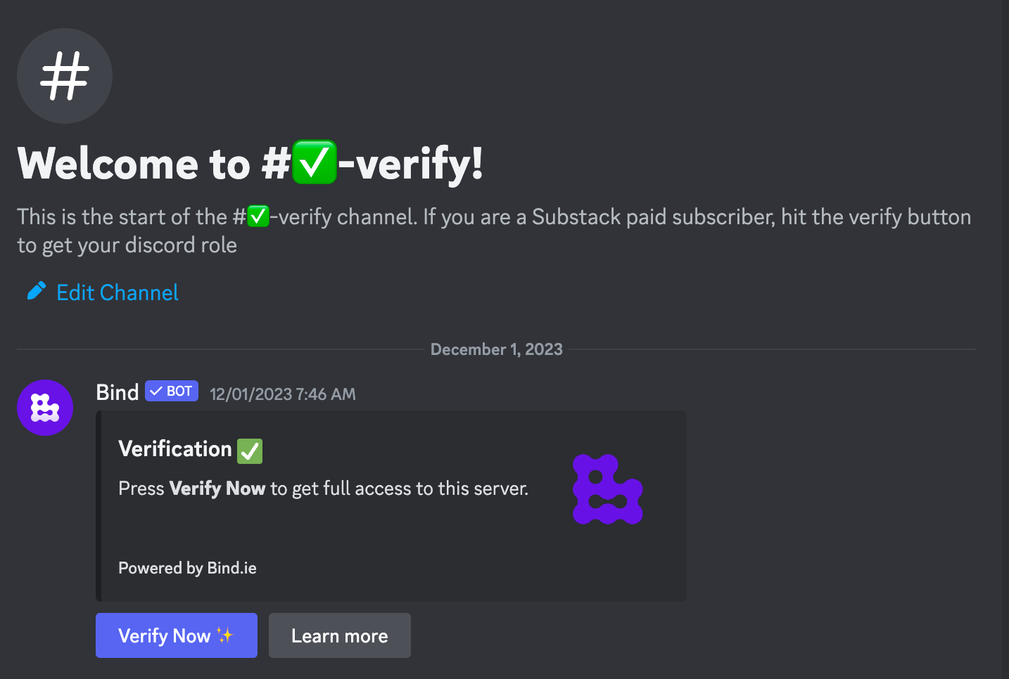 [Paid members] Claim your role in Discord