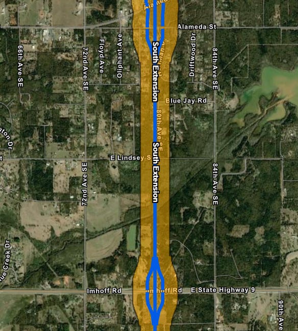 NEW ROUTE for South Extension Turnpike - Pike Off OTA