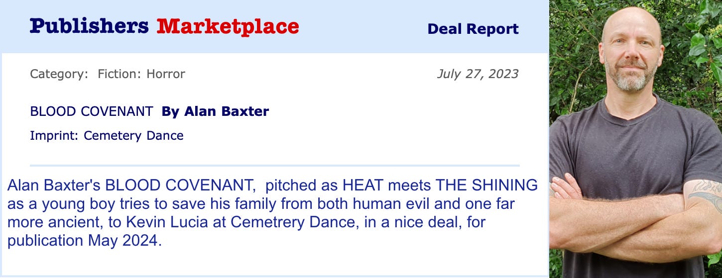 Beware the Blood Covenant - Alan Baxter