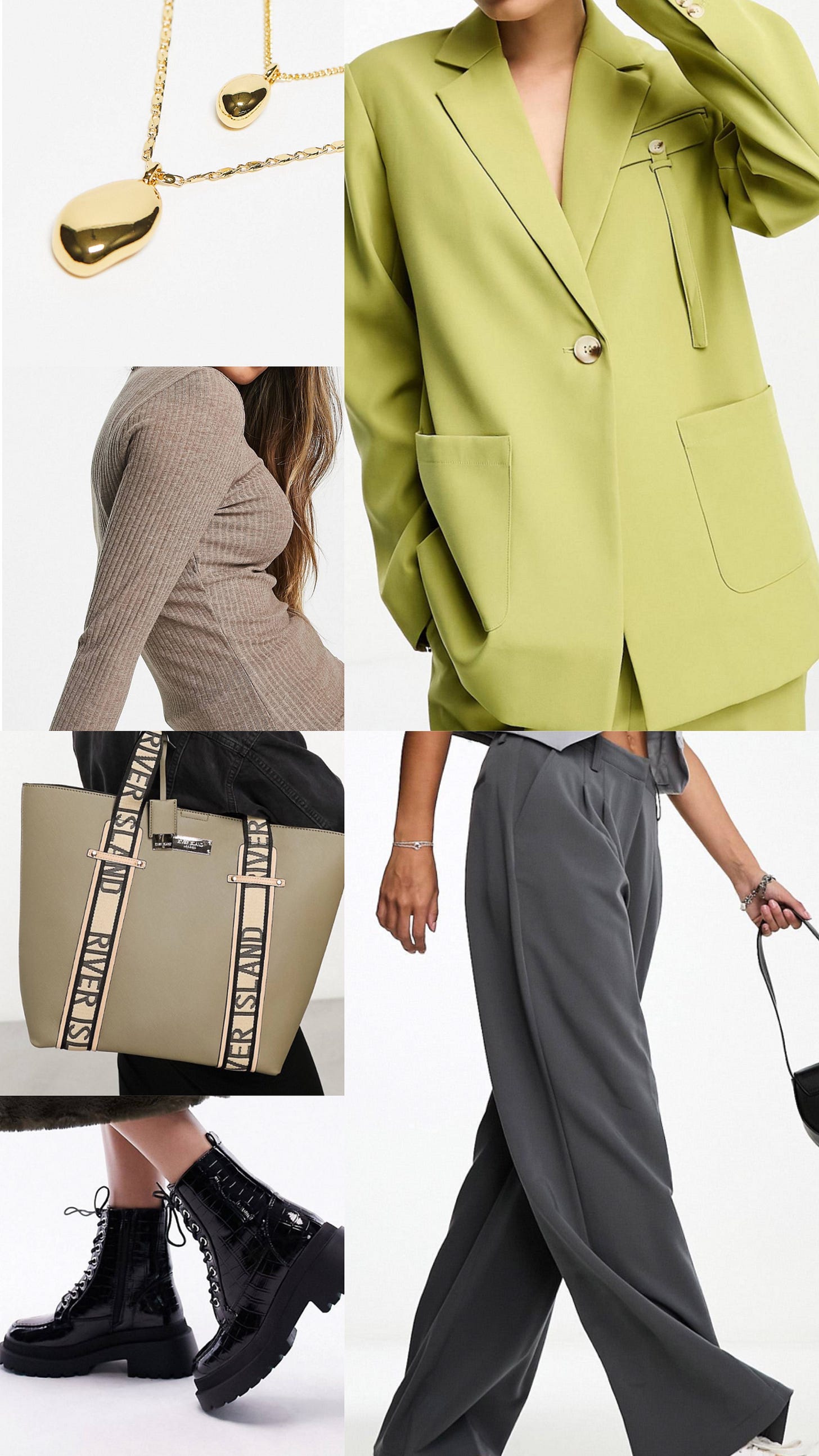 Relaxed, fresh and trendy capsule with a knit dress.