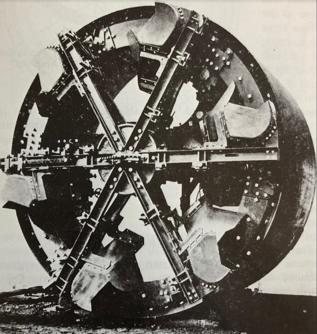 The Evolution of Tunnel Boring Machines - by Brian Potter