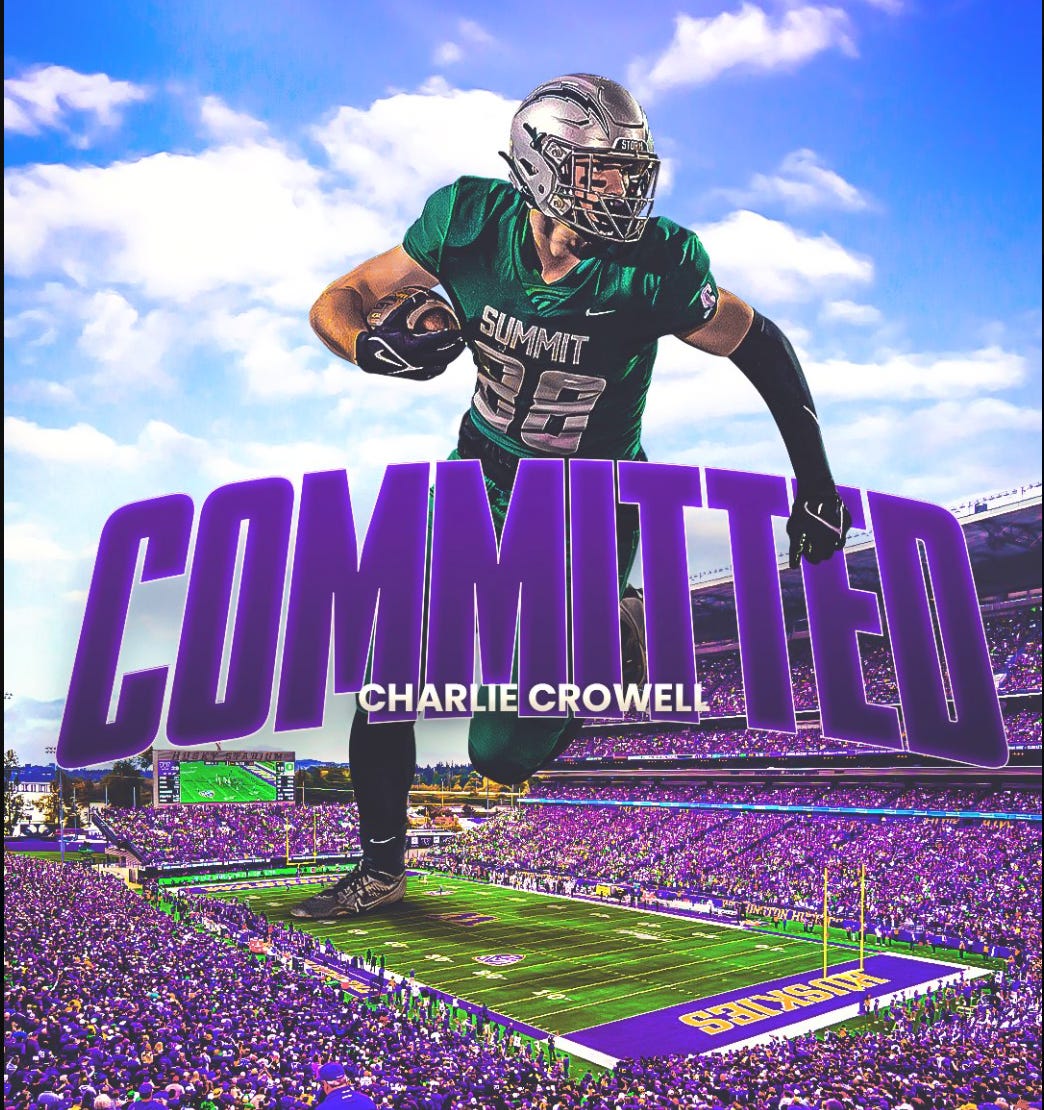 Charlie Crowell, 2024 tight end prospect, is following Jordan Paopao to ... Charlie Crowell, 2024 tight end prospect, is following Jordan Paopao to ...