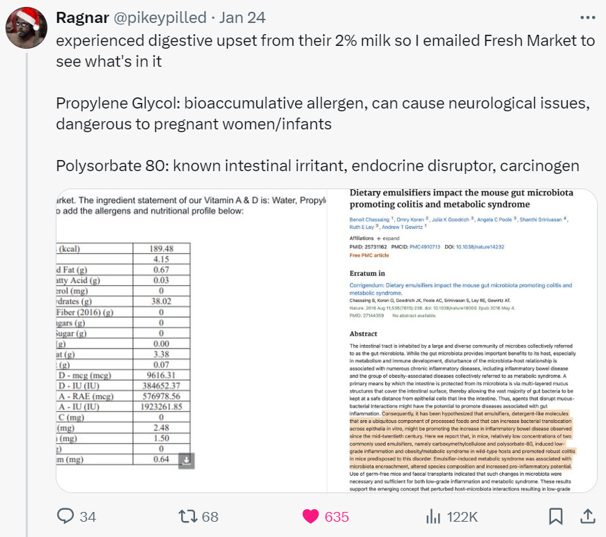 On Skimming Goat Milk - T3Uncoupled’s Substack