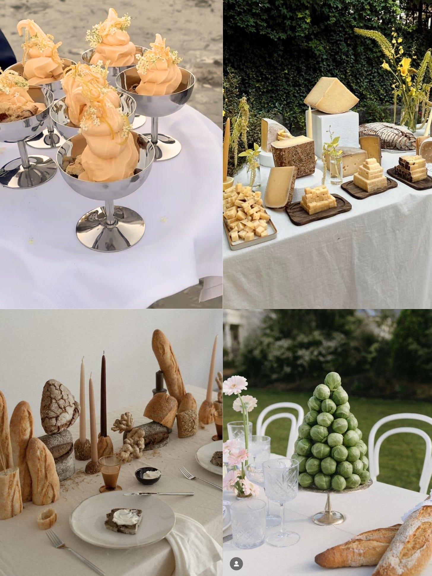 Food as decor, handwritten paper design, and a black, white and green ...