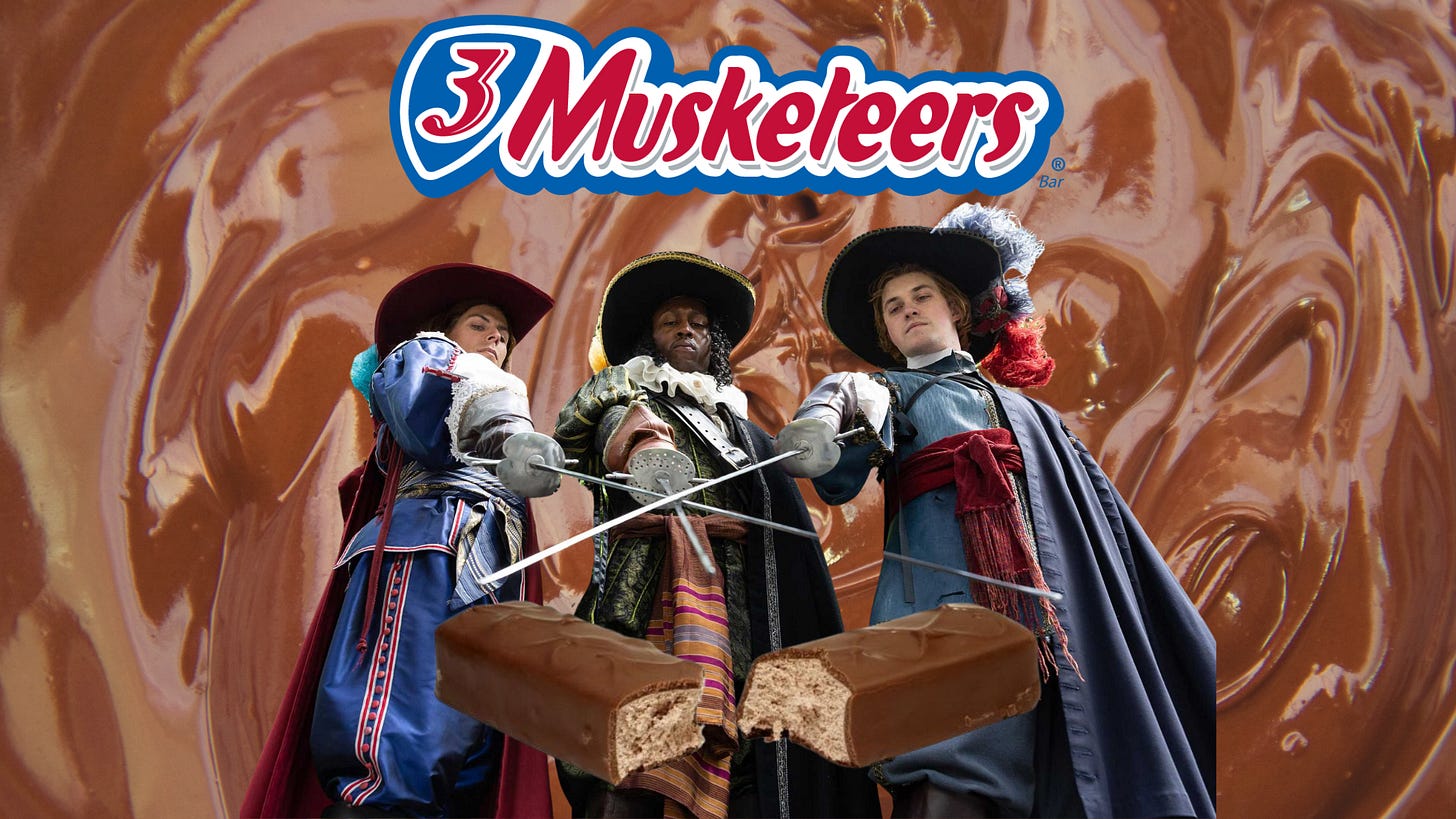 #26: The 3 Musketeer Candy Bar - by Nicholas
