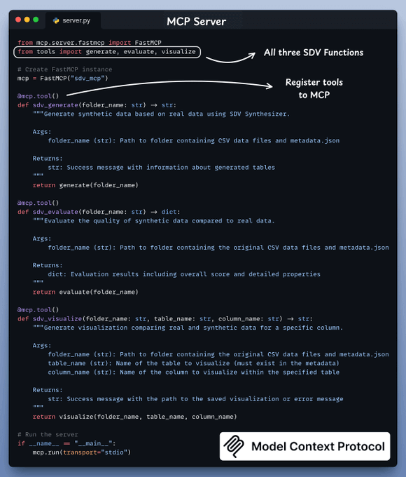 MCP-powered Synthetic Data Generator