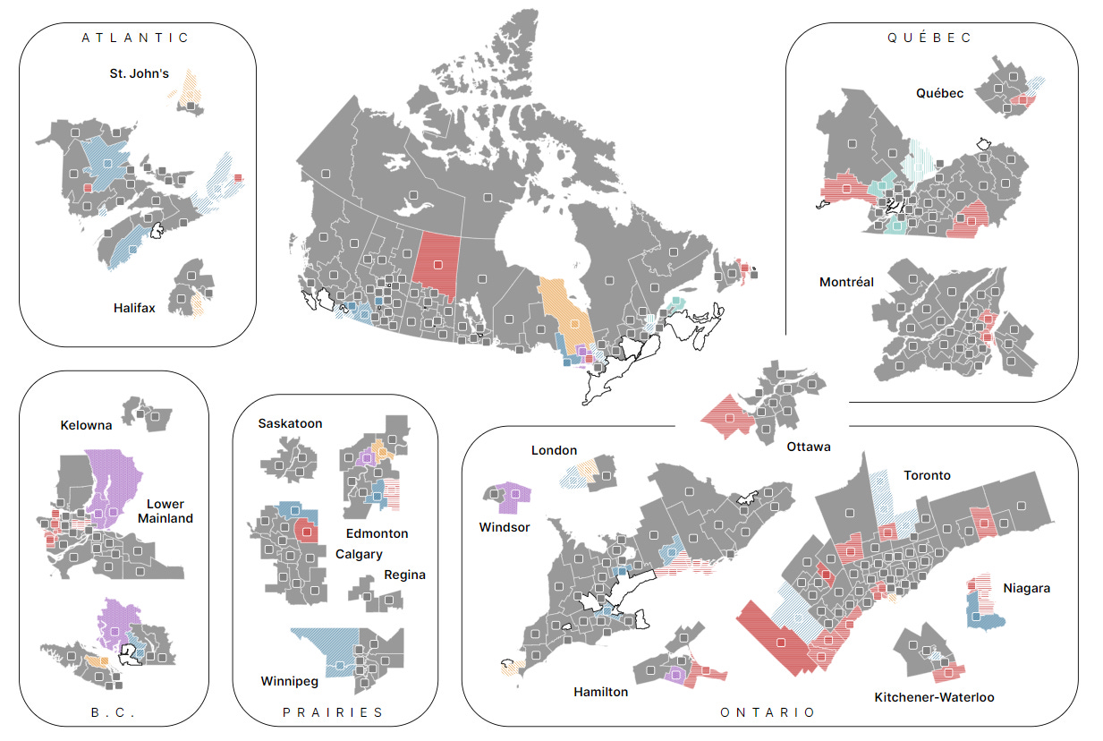 Conservatives come out ahead on new electoral map, but don't need the help