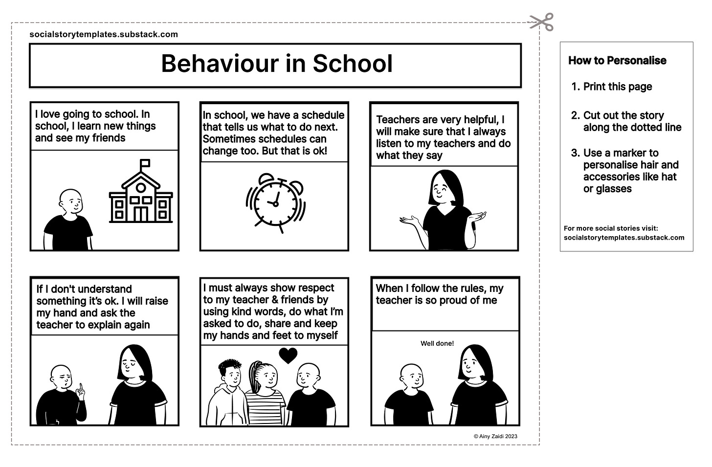 Behaviour in School - by Ainy Zaidi