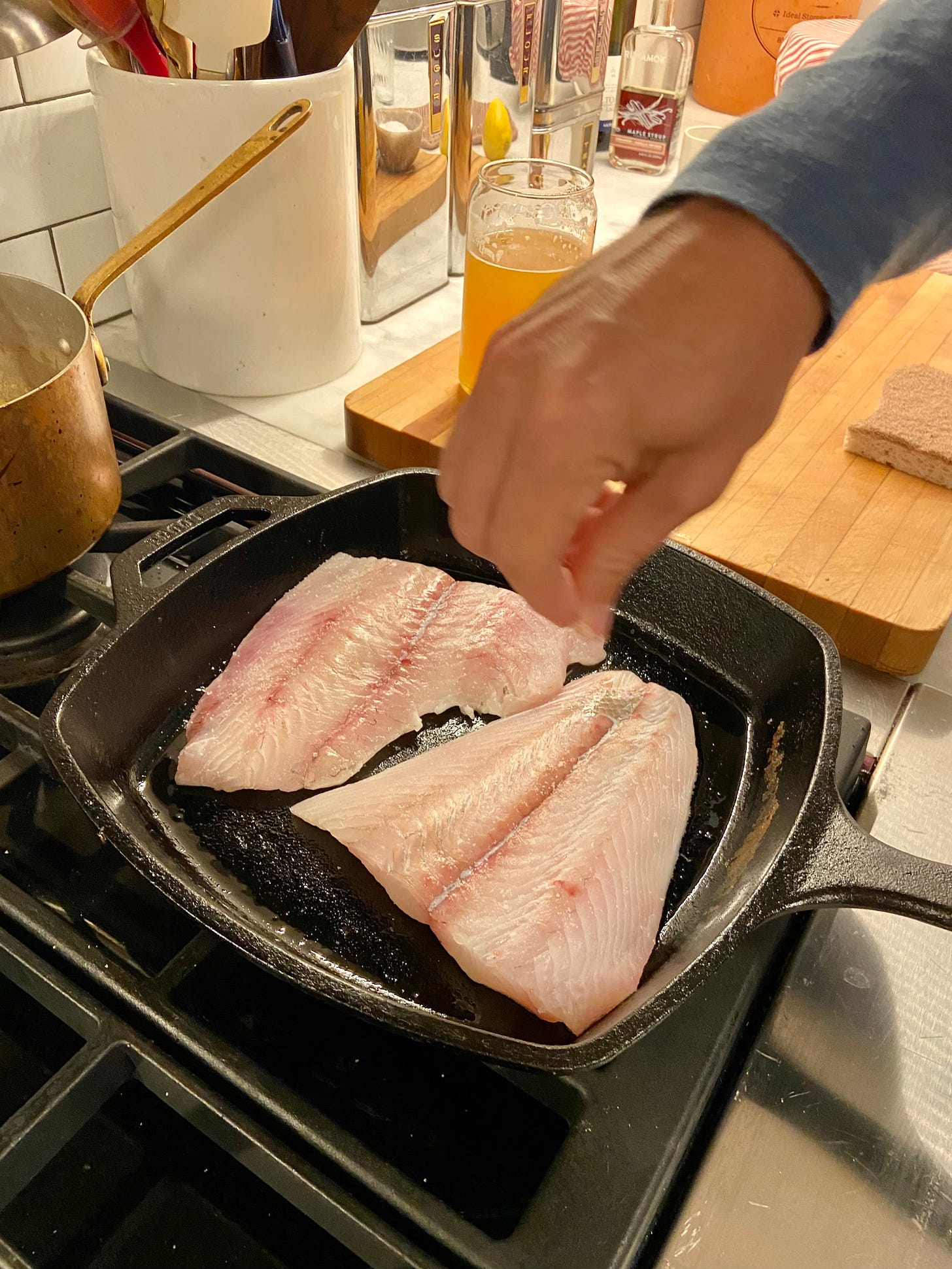 Pan-Fried Fish with Smoky Brown Butter · Dinner: A Love Story