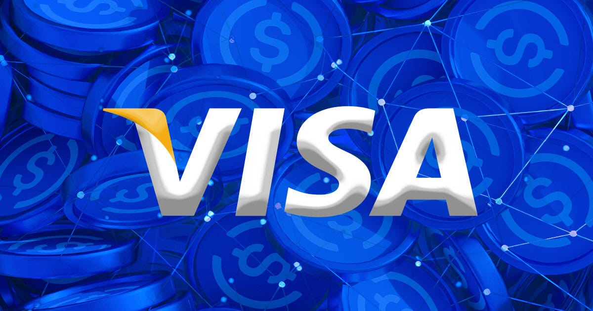 Game-changer: Visa just expanded stablecoin settlement capabilities 😳; Amazon strengthens its ...