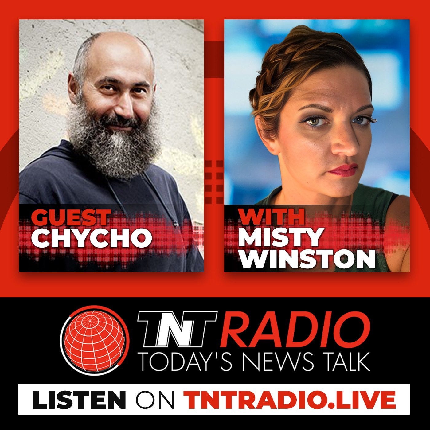 Chycho on The Misty Winston Show | Tuesday, December 19, 5pm ET: @SarcasmStardust @TNTradioLive ...