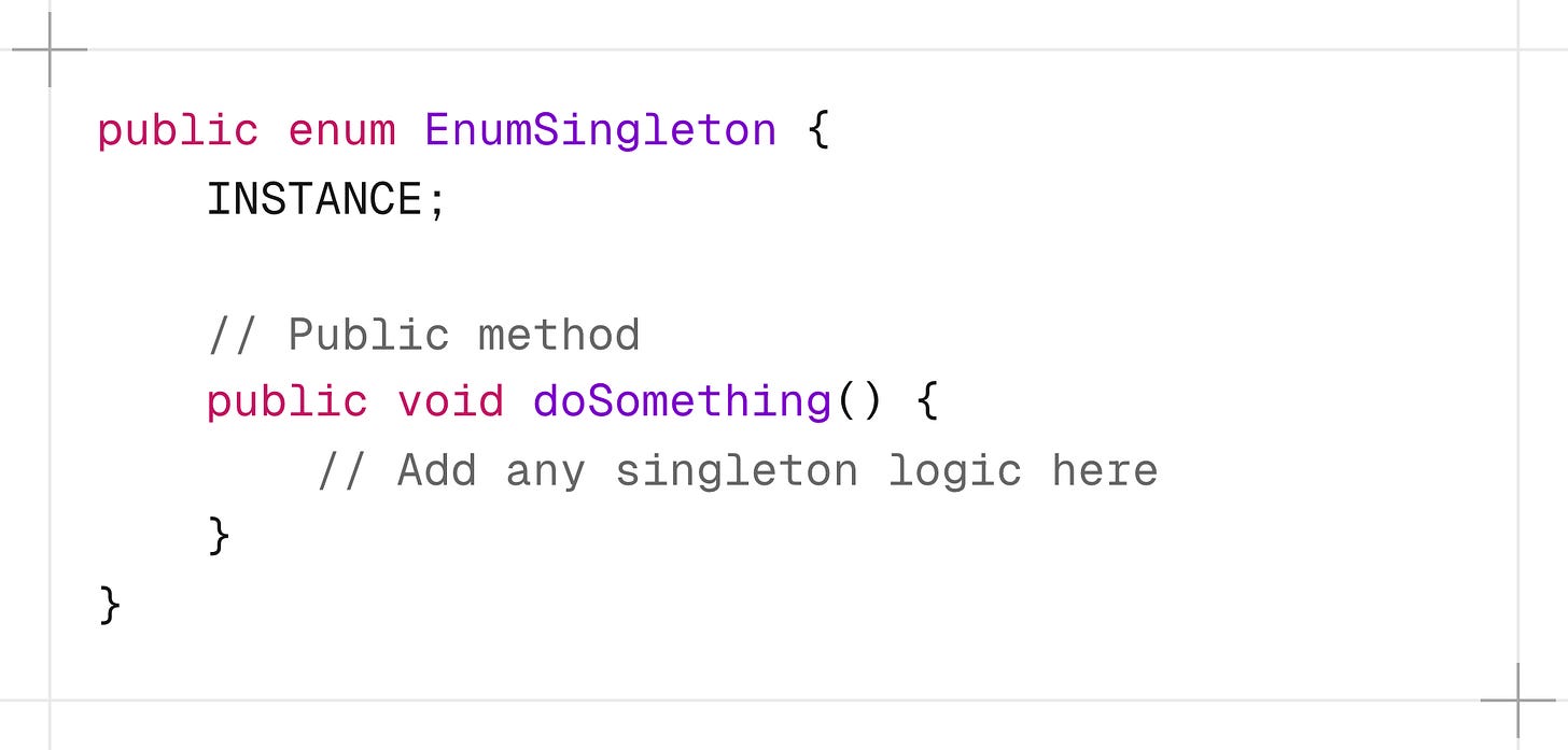 Singleton Design Pattern and 7 Ways to Implement it