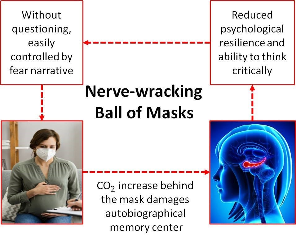 Nerve-wracking Ball of Masks - by Michael Nehls, MD, PhD