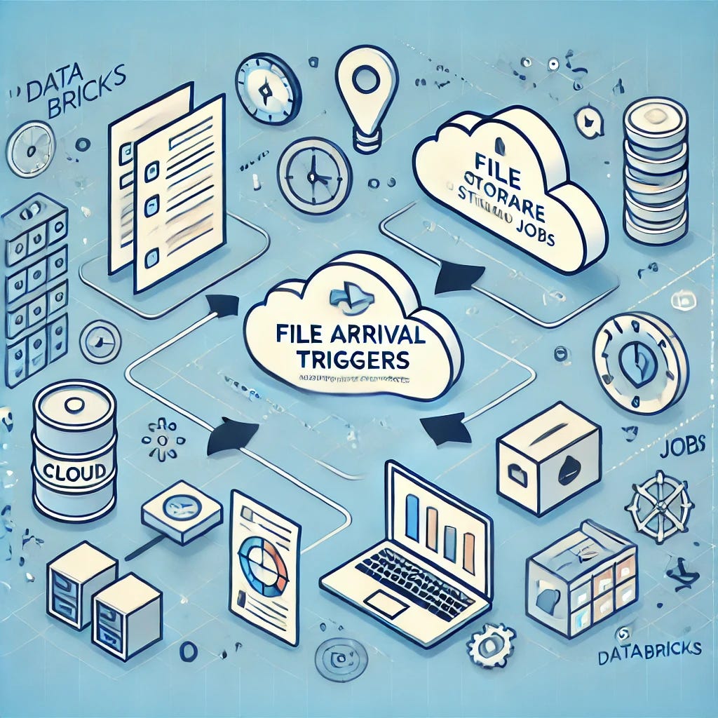 Trigger Databricks Jobs on File Arrival - by Zach King