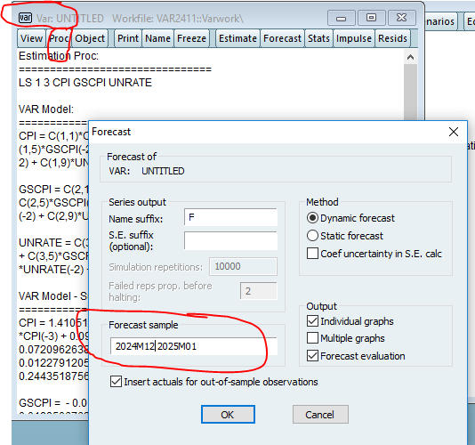 Forecasting VAR Using EViews: A Step-by-Step Guide