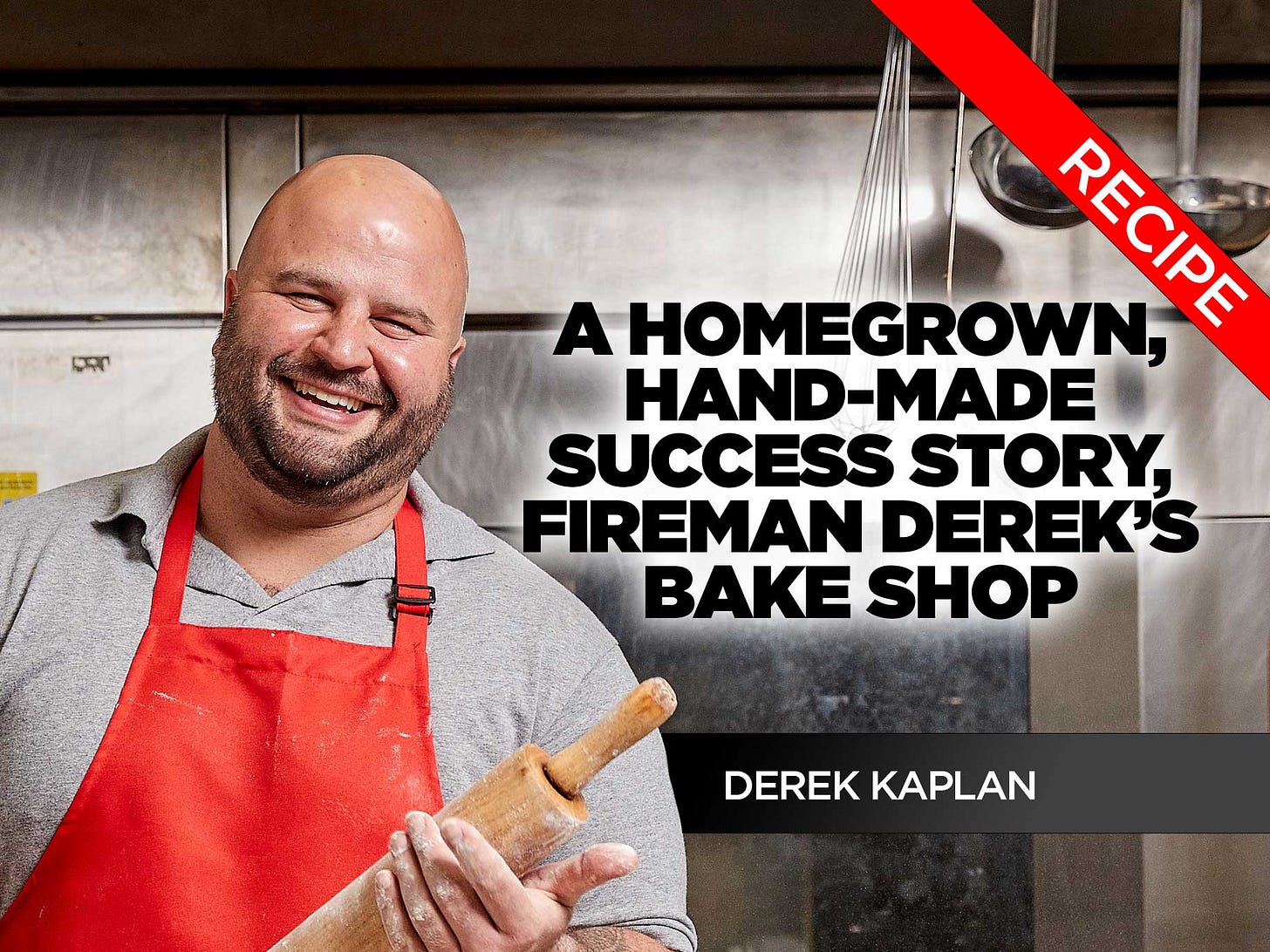A Homegrown, Hand-Made Success Story, Fireman Derek’s Bake Shop
