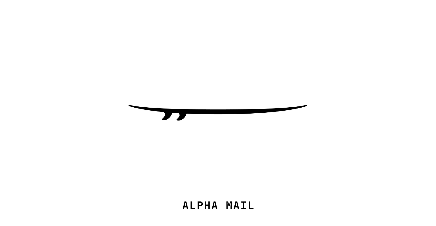 Alpha Mail #73 - Alpha Mail