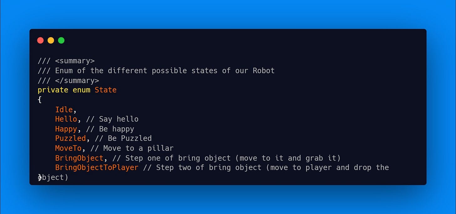 Making an intelligent Robot NPC using Hugging Face 🤗 and Unity