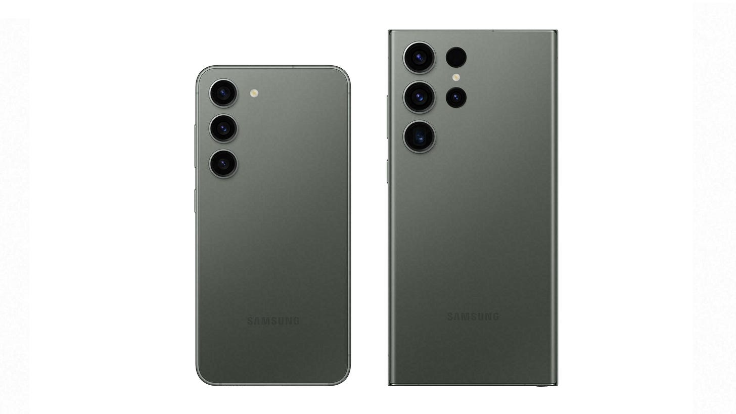 Samsung Galaxy S23 colors: see it in Phantom Black, Green, Cream ...