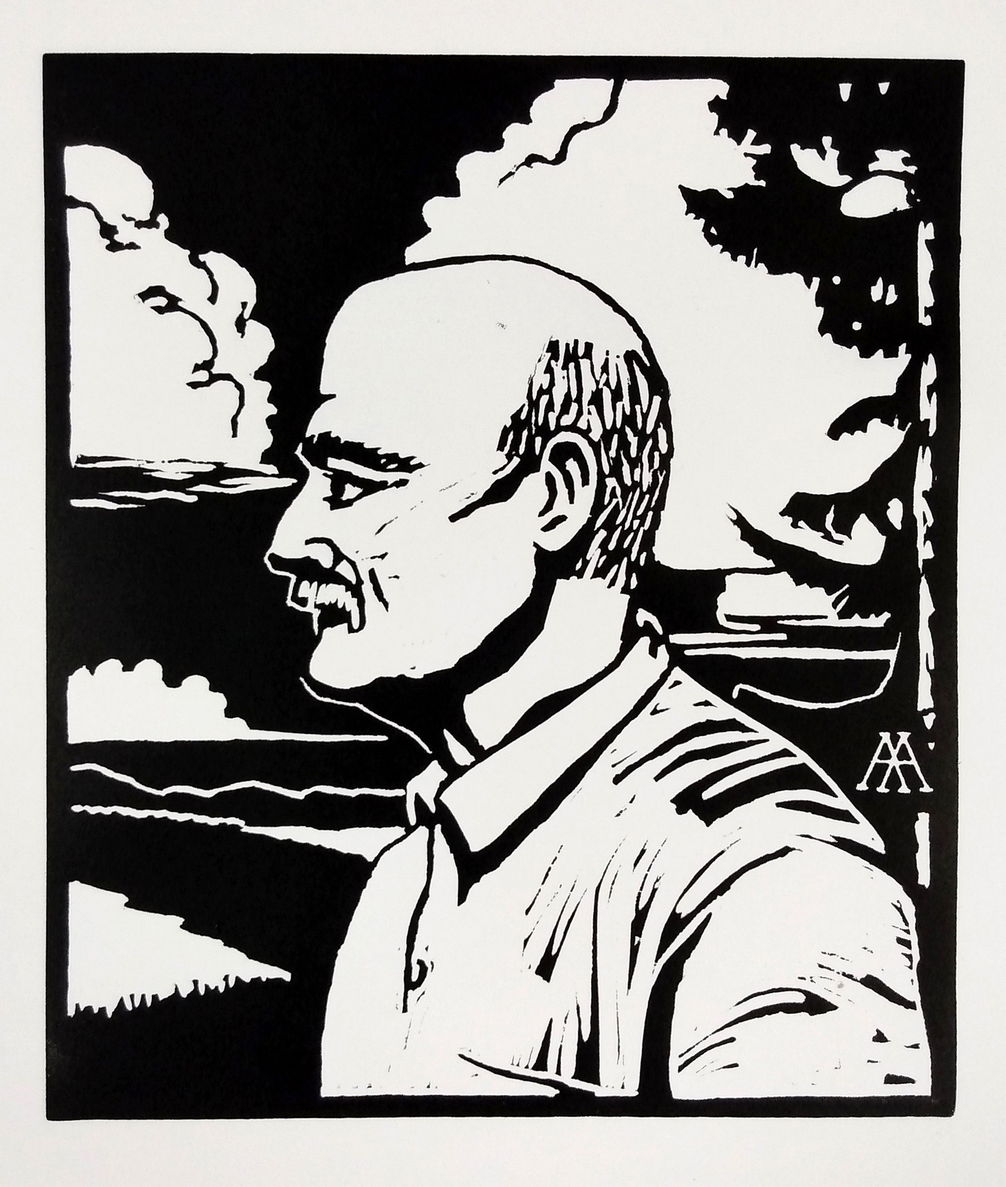 Exclusive preview of new linocuts - Alexander Adams