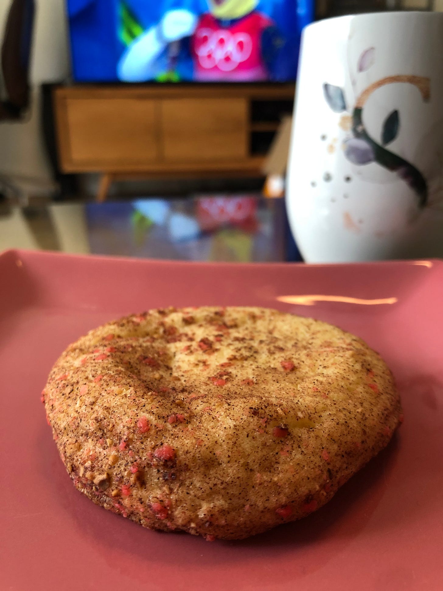 Pink Praline Snickerdoodles - by Sydney Wheeler