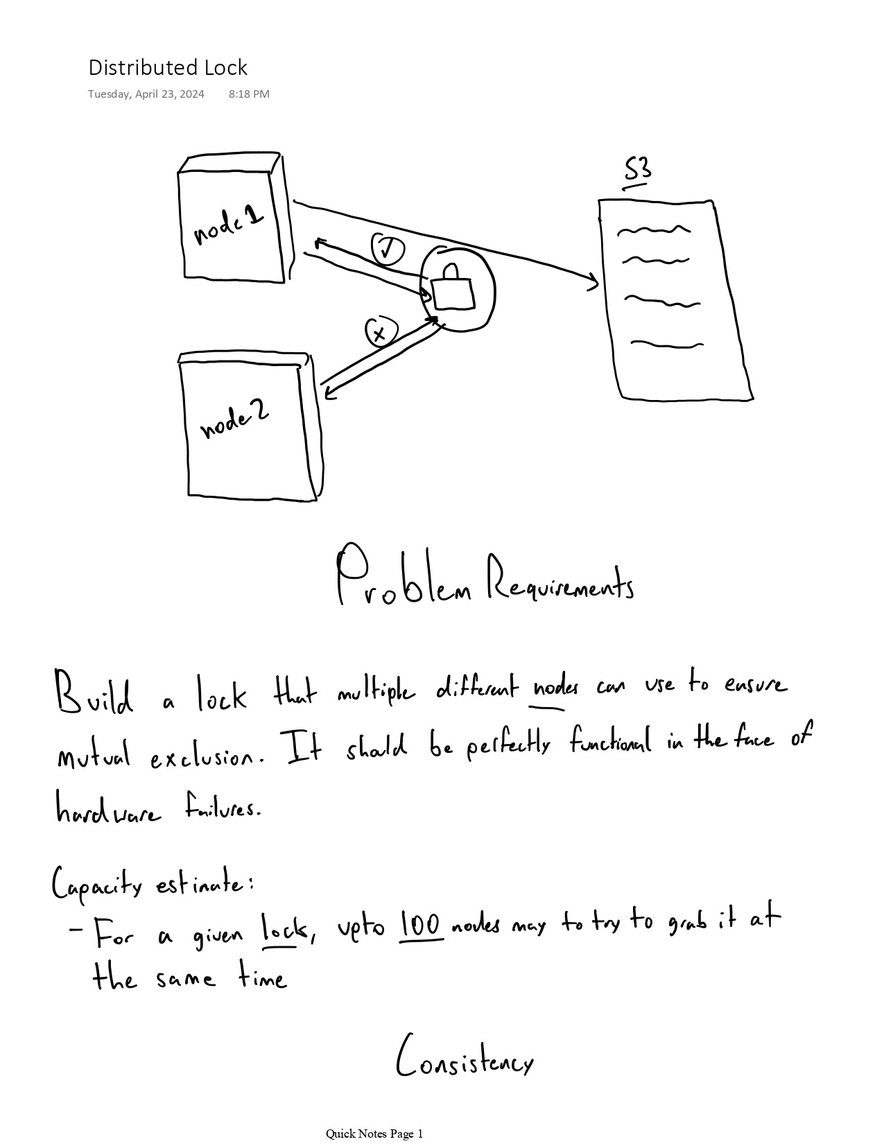 Case Study 21: Distributed Lock - by Jordan Epstein