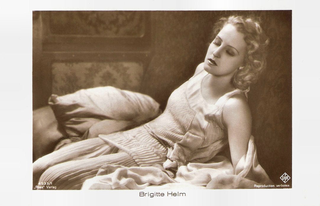 Brigitte Helm, Germany's Second Lady of Expressionist Horror