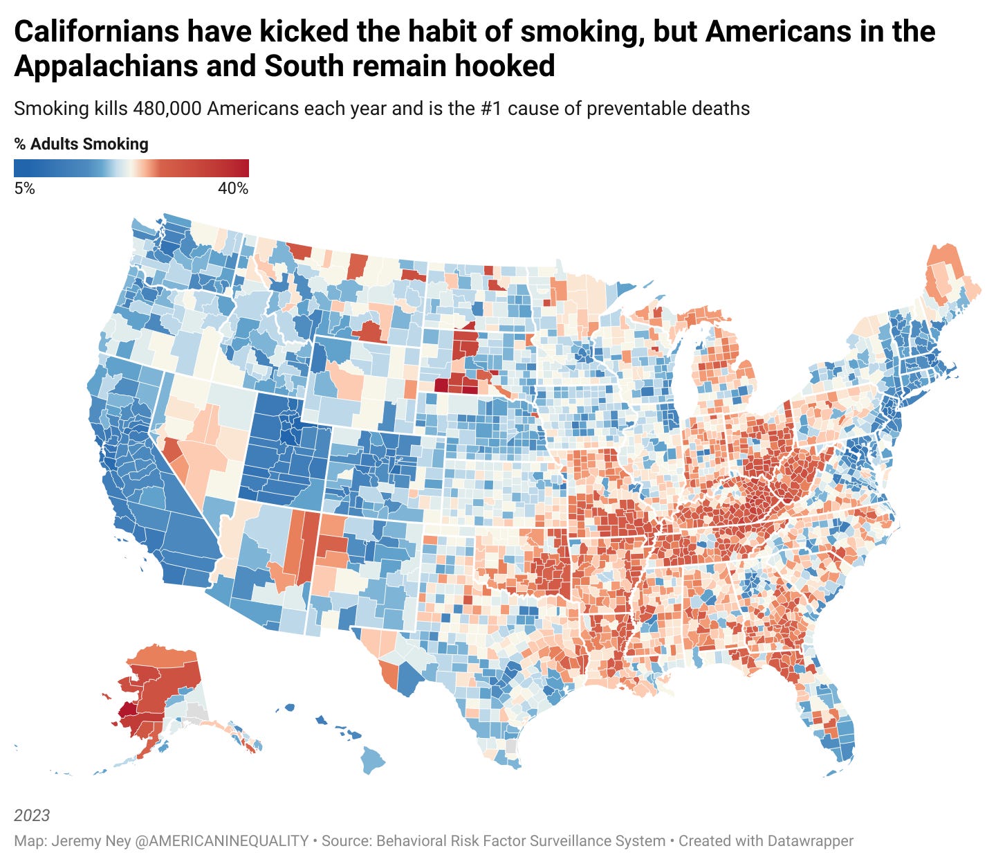 Disparities Grow as Smoking Rates Rise Again