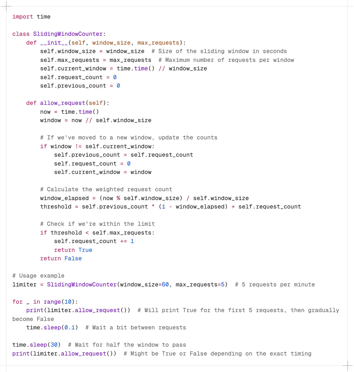 Rate Limiting Algorithms Explained with Code