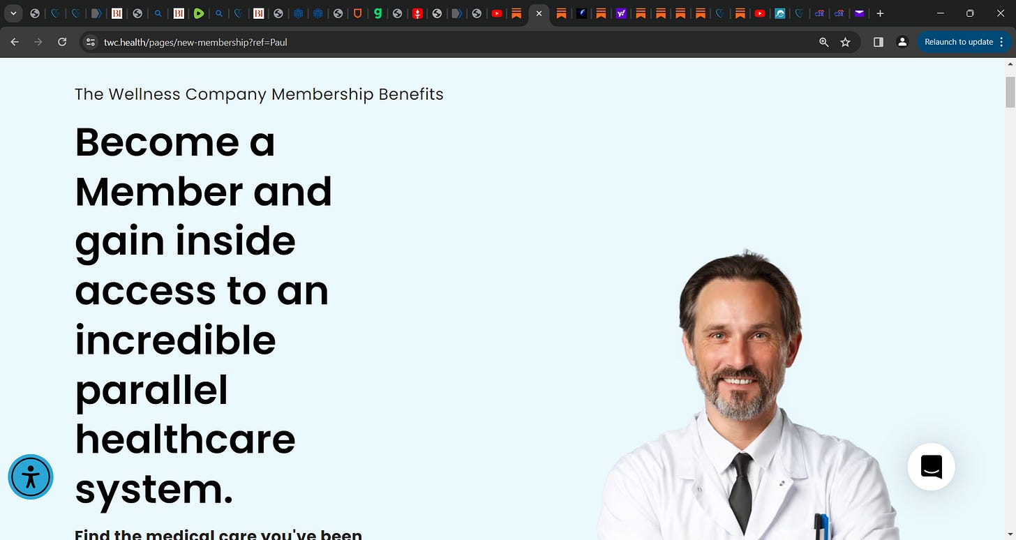 5 TWC (The Wellness Company) products worth considering including i)FREE annual membership with ...