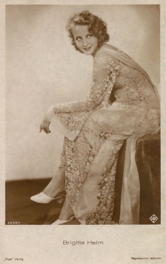 Brigitte Helm, Germany's Second Lady of Expressionist Horror