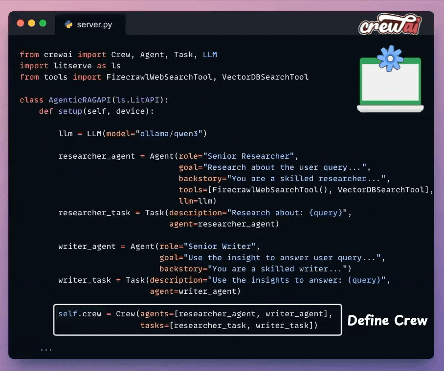Deploy a Qwen 3 Agentic RAG