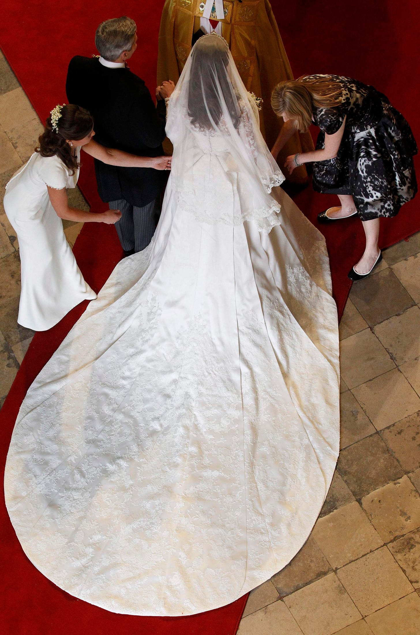 Fashion Friday: Hidden details from Kate's wedding dress