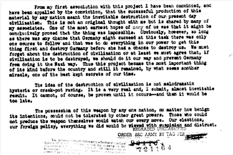 The Amazing Saga of Manhattan Project Engineer Who Tried to Halt the ...