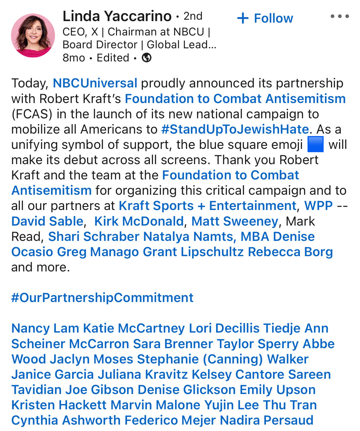 The immolation of X CEO Linda Yaccarino's credibility