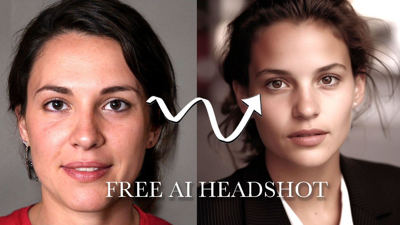 Your Free AI headshots. No need for a photographer