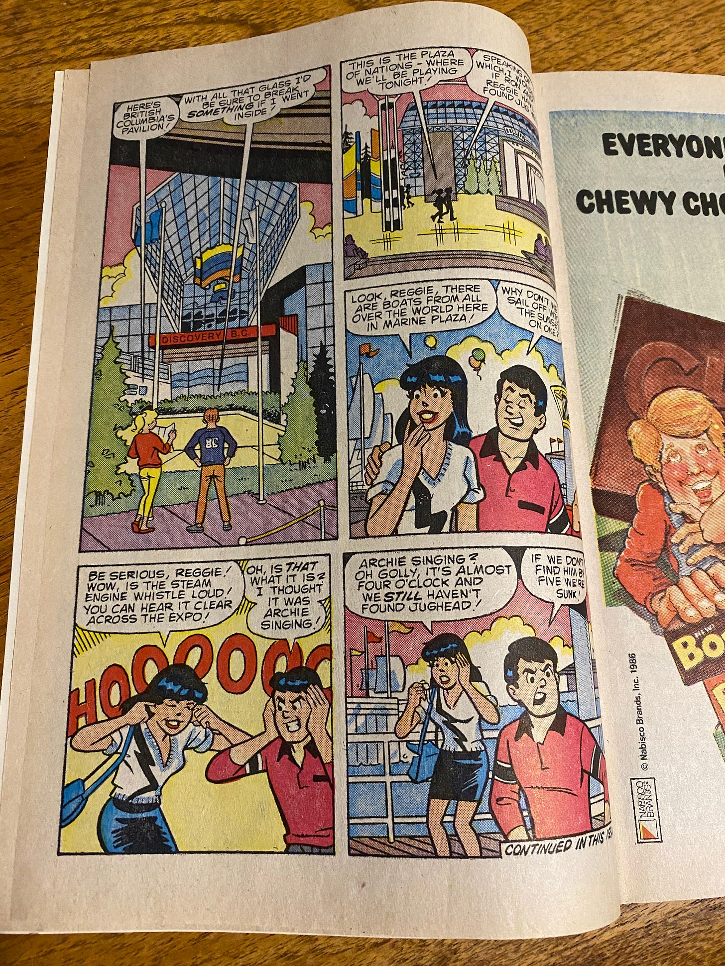 Archie visits Expo 86, and I start a newsletter