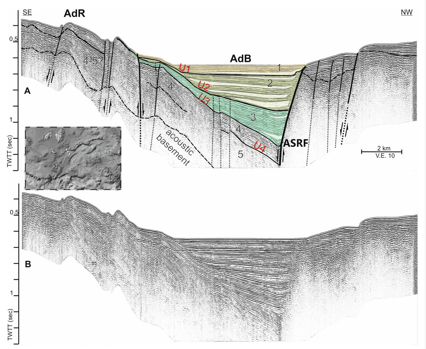 Earthquake swarm beneath the Aegean Sea