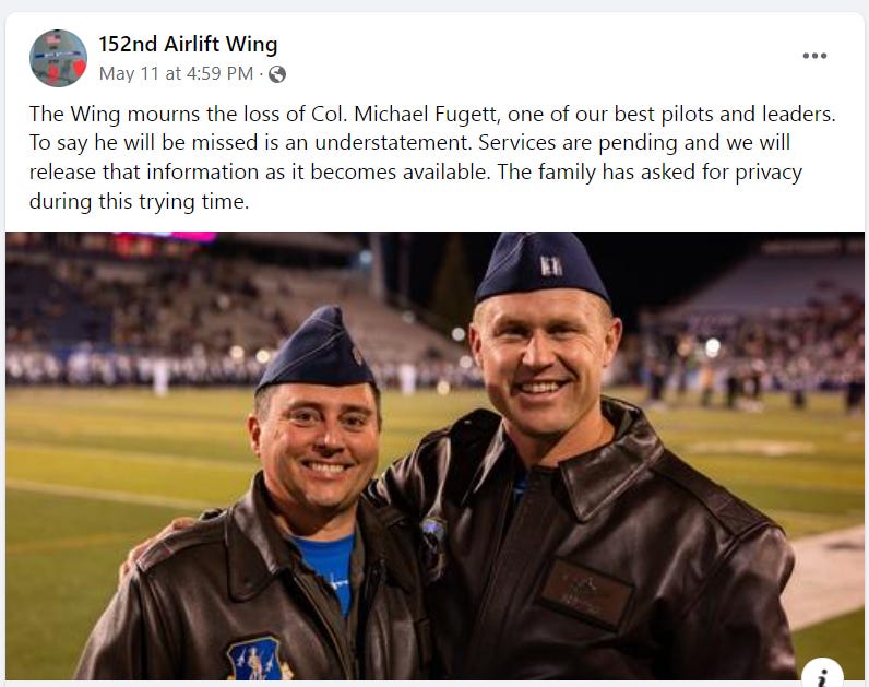 Pilot Died – United Airlines and US Air Force Pilot Lt. Col. Michael ...