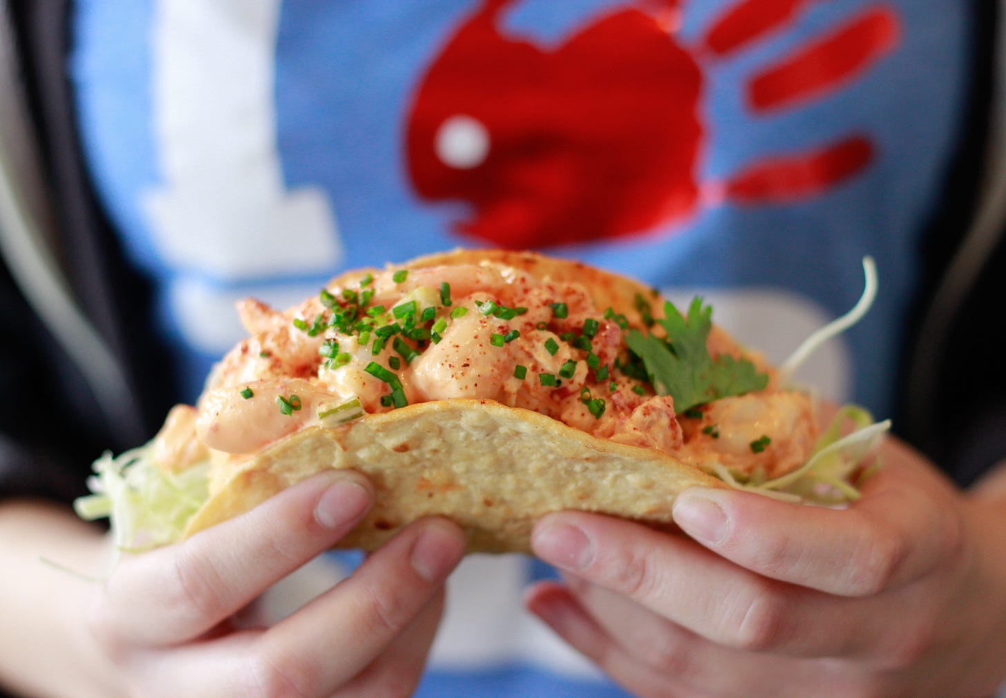 Crispy Wild Pacific Albacore Poke Tacos - by andrew gruel