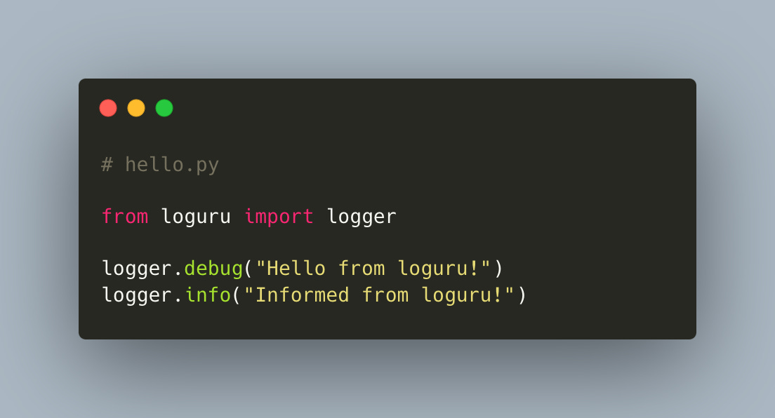 An Intro to Logging with Loguru - by Mike Driscoll An Intro to Logging with Loguru - by Mike Driscoll