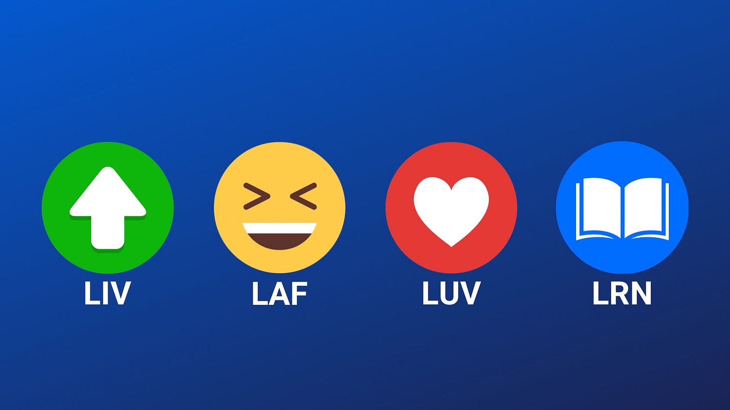 LIV LAF LUV LRN with JOY! - UPLFFT